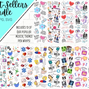 Pen Wrap Bundle, Nurse Pen Wrap, Medical Pen Wrap, Doctor Pen Wrap ...