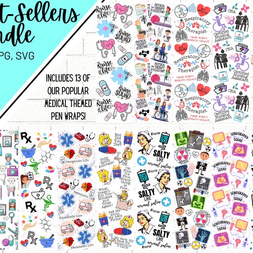 Digital Art & Collectibles Pen Wraps Phlebotomy life Collage version 1 ...