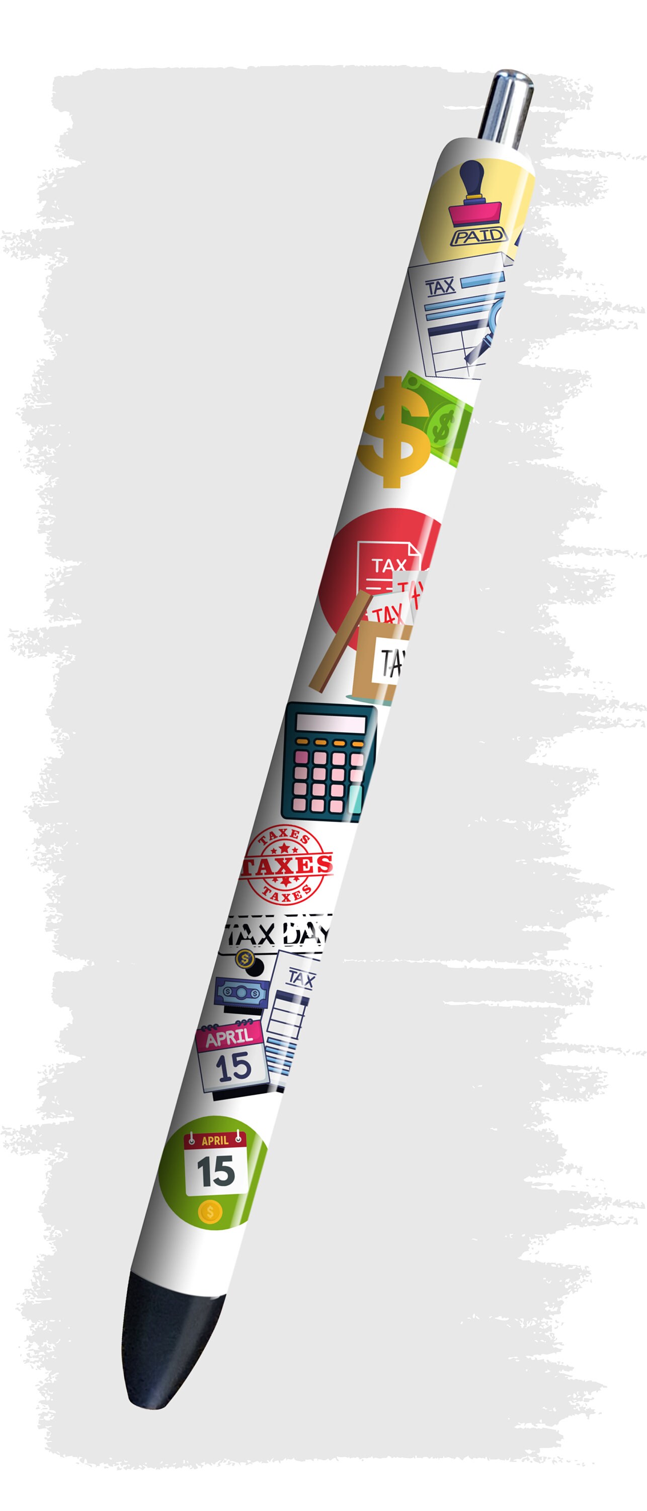 Accountant Pen Wrap CPA Pen Wrap Tax Season Pen Wrap - Etsy