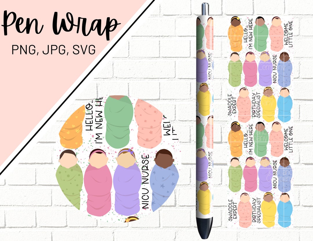 NICU Nurse Pen Wrap, Labor and Delivery Pen Wrap, Gynecologist Pen Wrap ...