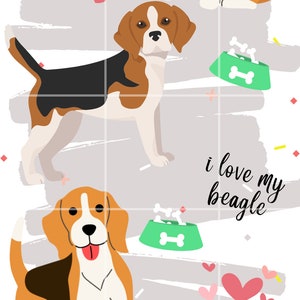 Dog Pen Wrap, Beagle Dog Pen Wrap, Glitter Pen Wrap, Dog Breed Pen Wrap ...