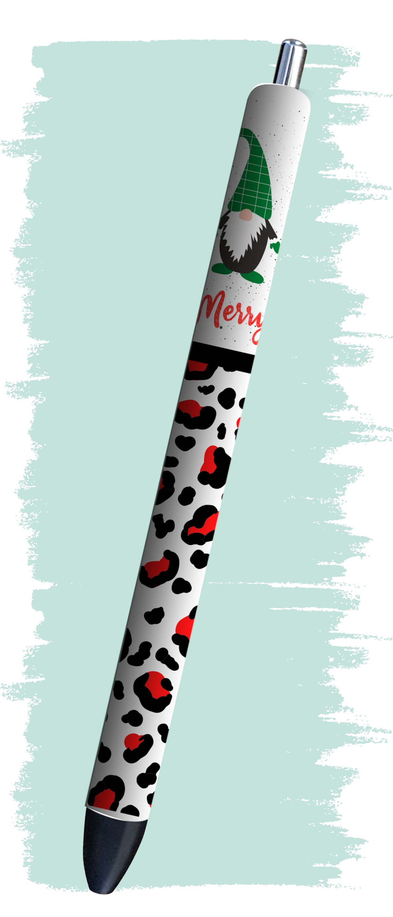 Christmas Pen Wraps Winter Pen Wrap Holiday Pen Wraps Gnome - Etsy