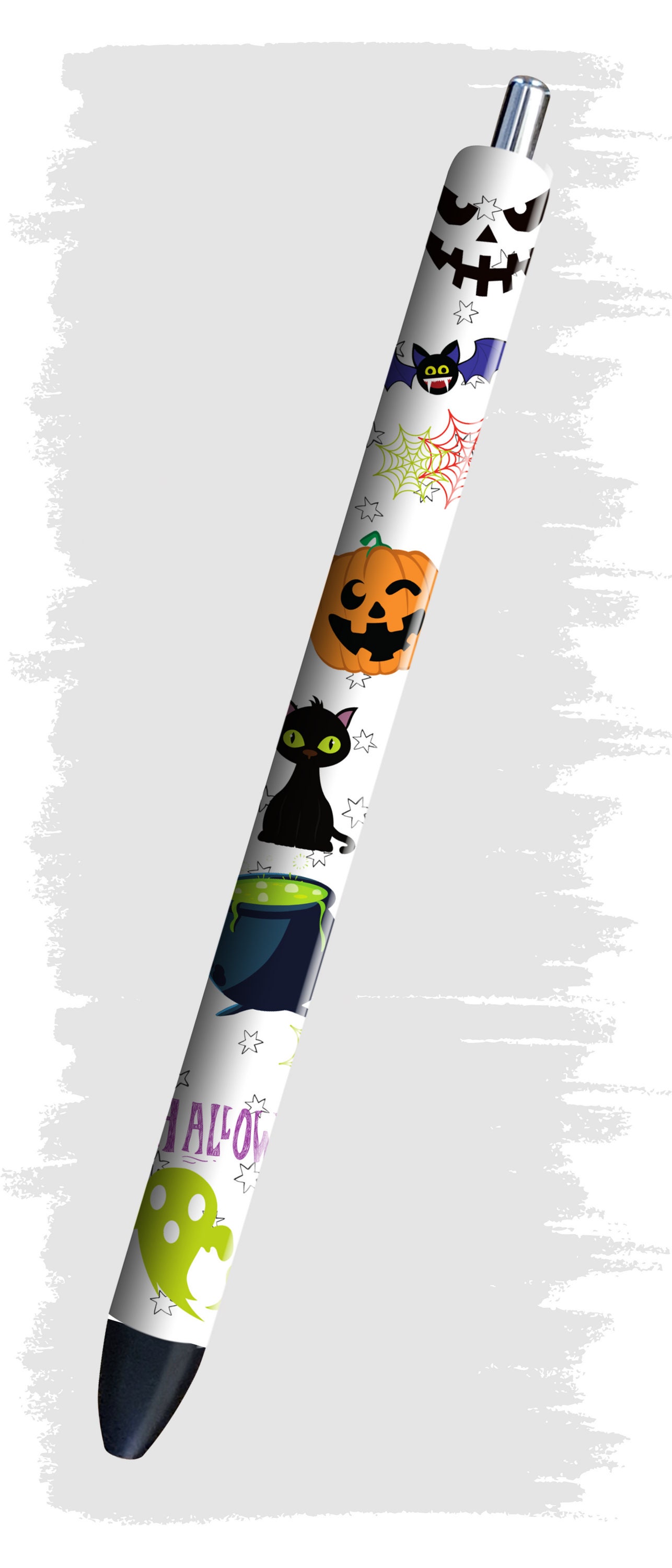 Halloween Pen Wrap, Witch Pen Wrap, Pumpkin Pen Wrap, Ghost Pen Wrap ...