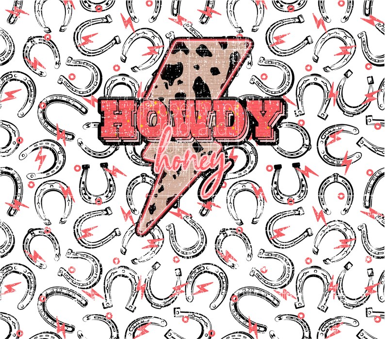 Howdy Tumbler Wrap Tumbler Sublimation Designs Punchy - Etsy