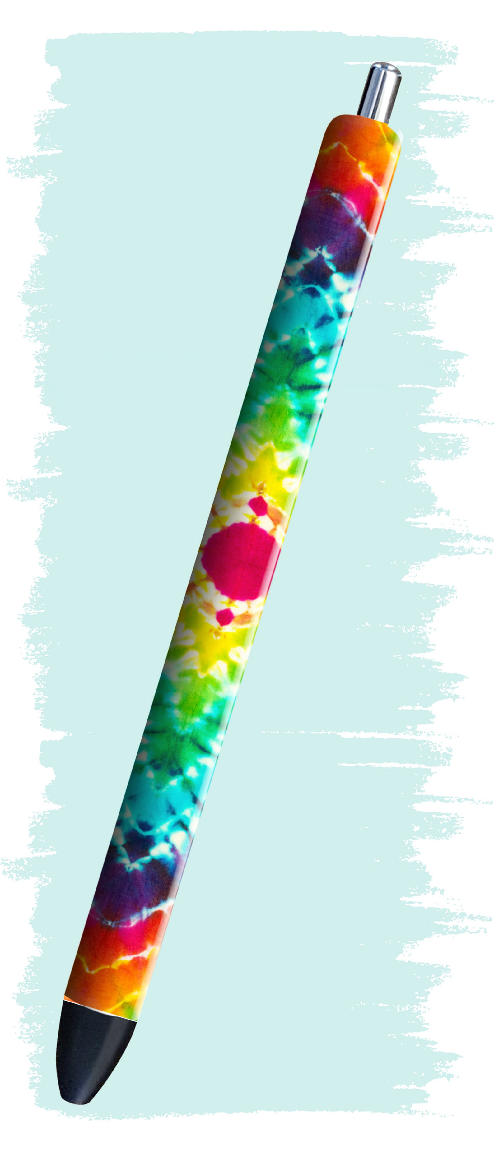 Tie Dye Pen Wrap Tye Dye Pen Wrap Retro Pen Wrap Glitter - Etsy