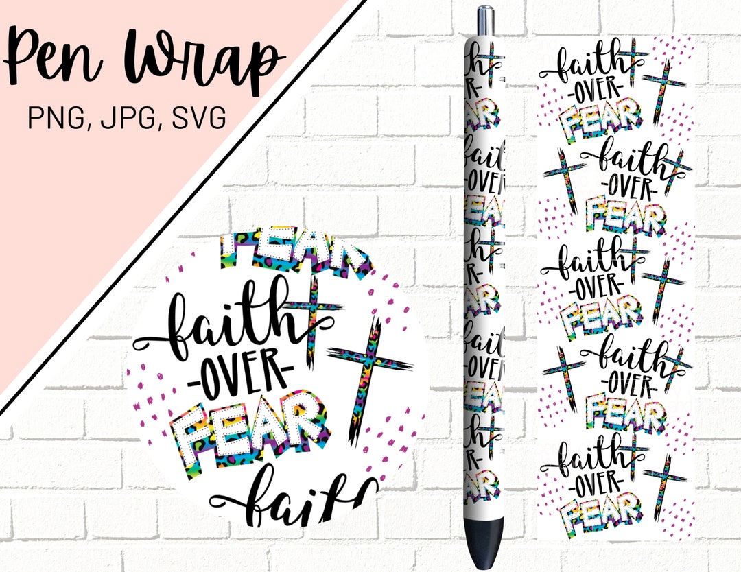 Religious Pen Wrap, Faith Pen Wrap, Pray Pen Wrap, Blessed Pen Wrap ...