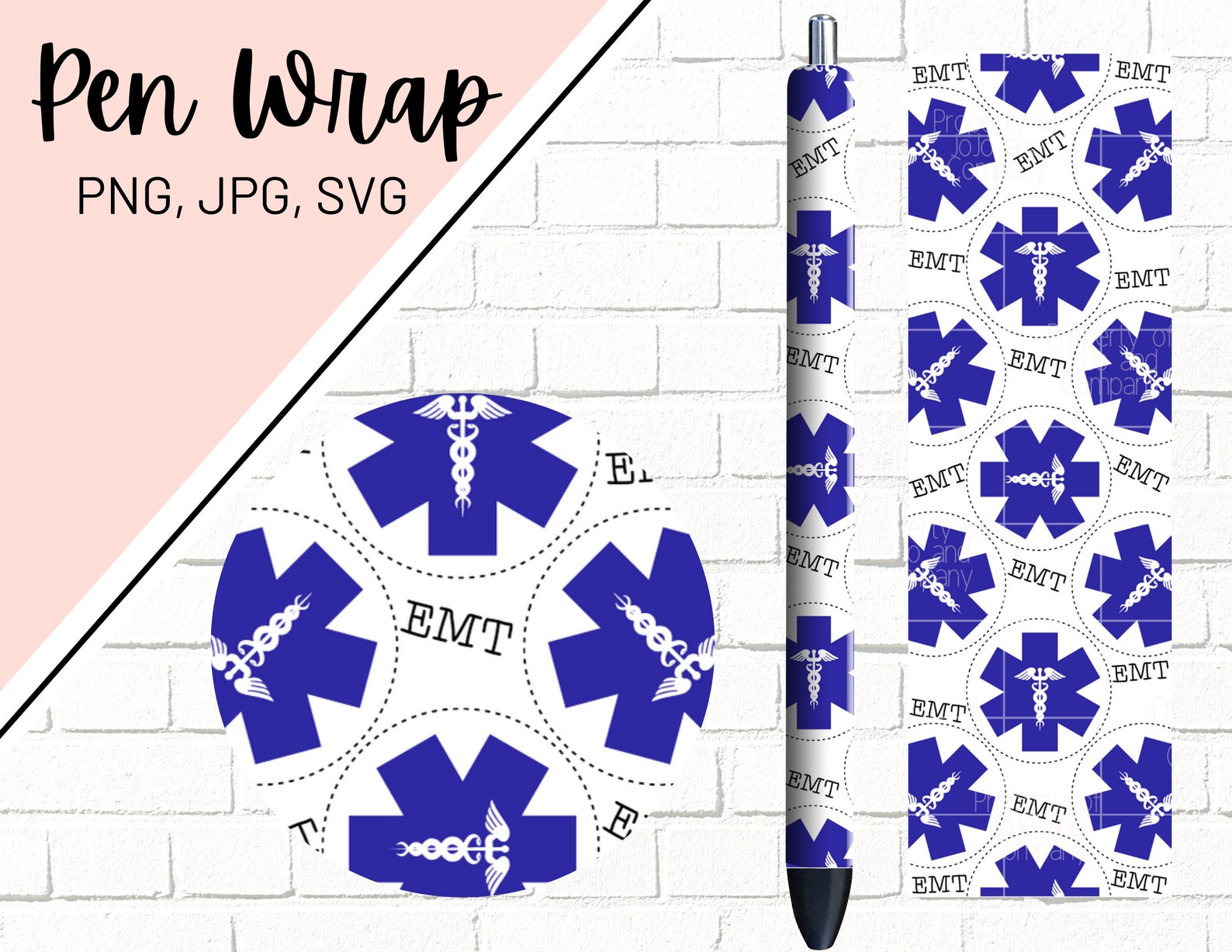 EMT Pen Wrap Medical Pen Wrap First Responder Pen Wrap - Etsy