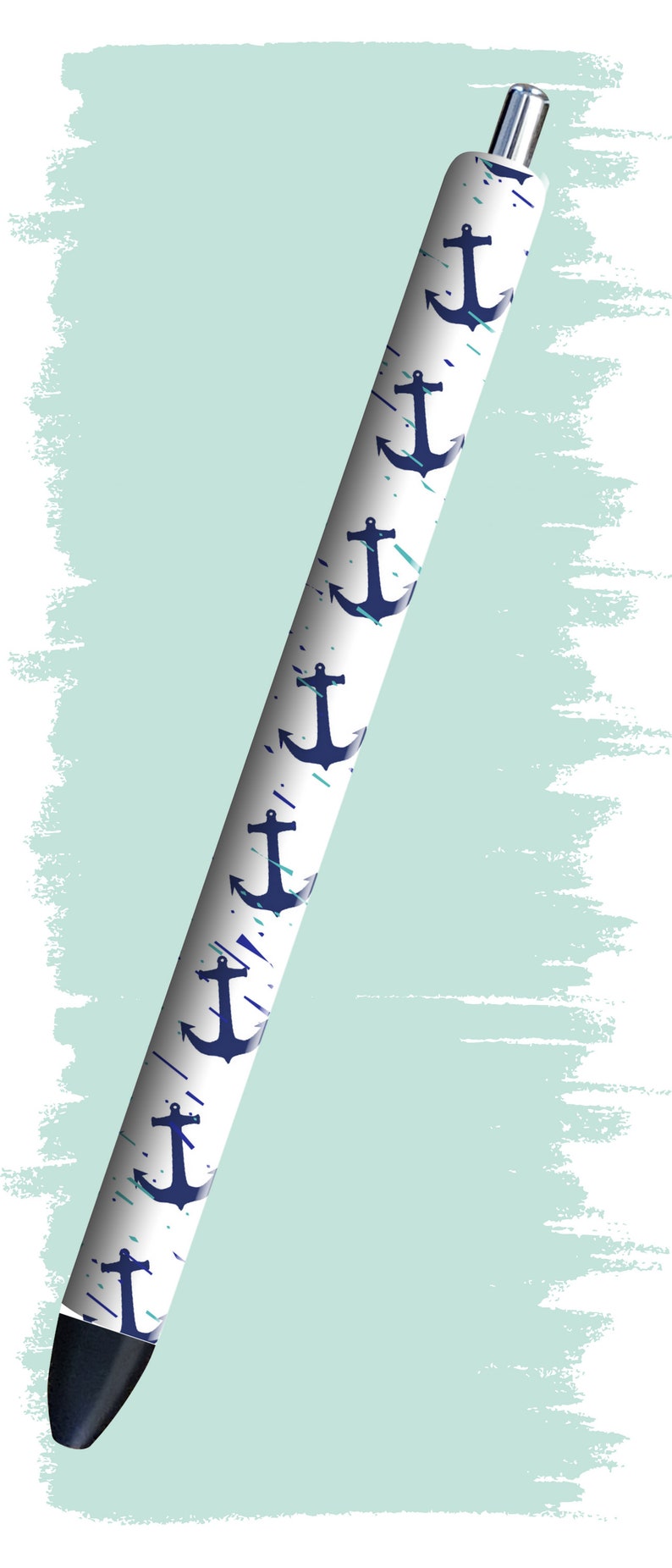 Nautical Pen Wrap, Pen Wrap for Men, Ocean Pen Wrap, Marine Pen Wrap ...