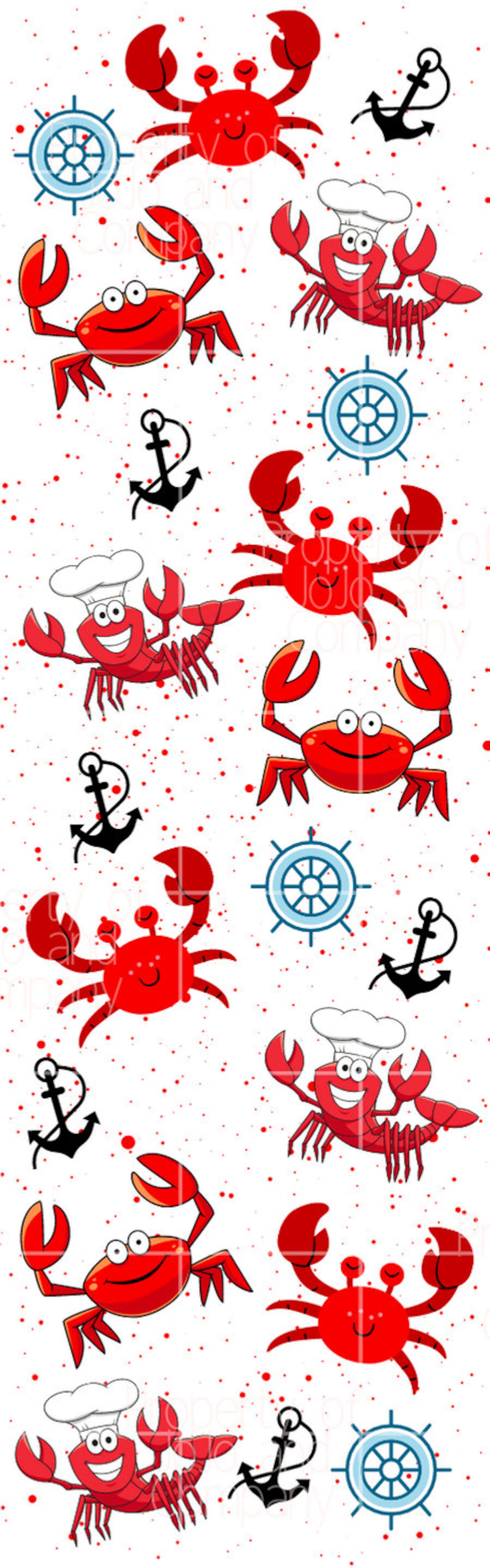 Nautical Pen Wrap, Lobster Pen Wrap, Glitter Pen Wraps, Crab Pen Wrap ...