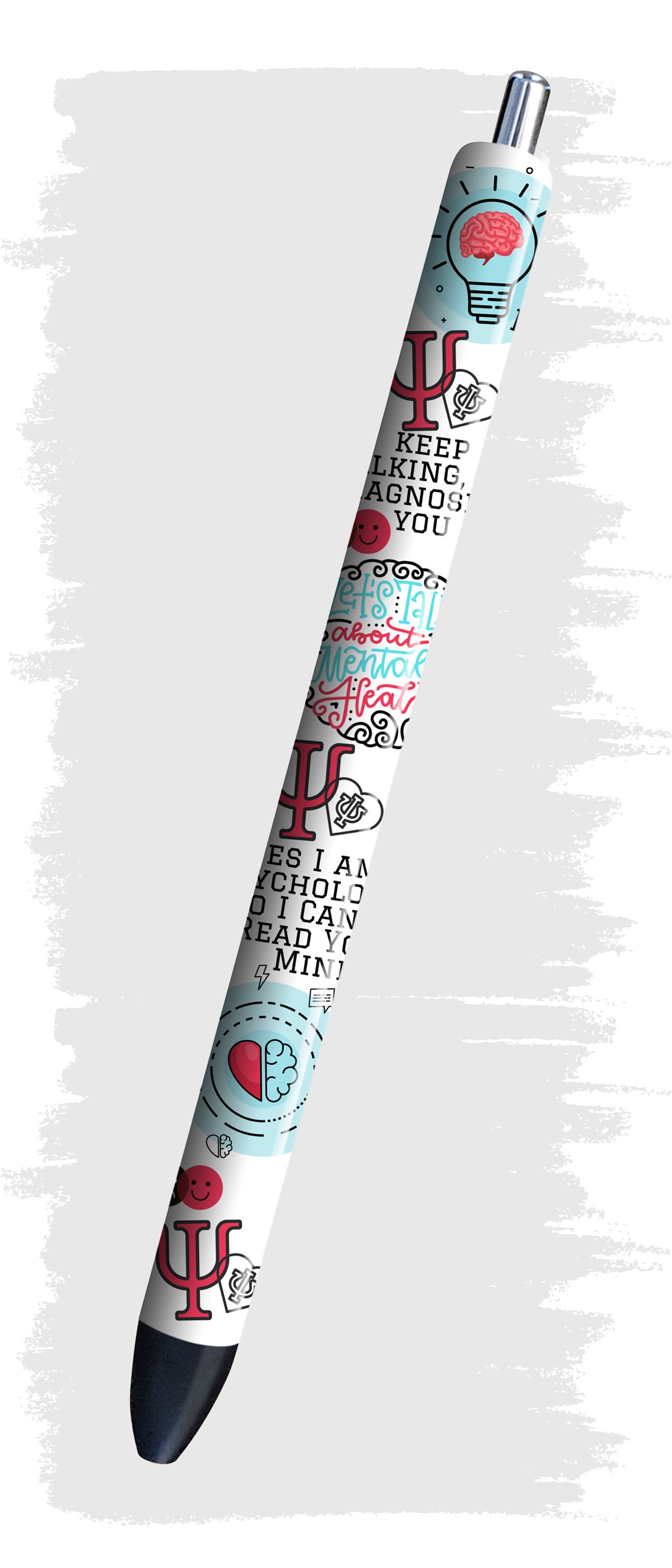 Psychologist Pen Wrap Mental Health Pen Wrap Psychology Pen - Etsy