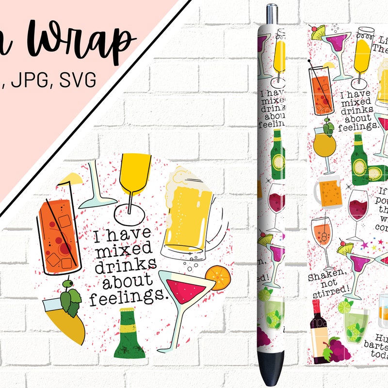 Drinks Pen - Etsy