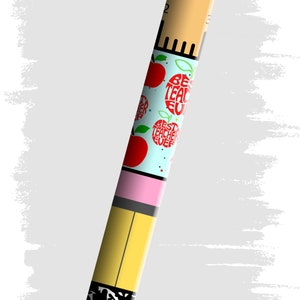 Teacher Pen Wraps, Pencil Pen Wrap, Glitter Pen Wrap, School Pen Wrap ...