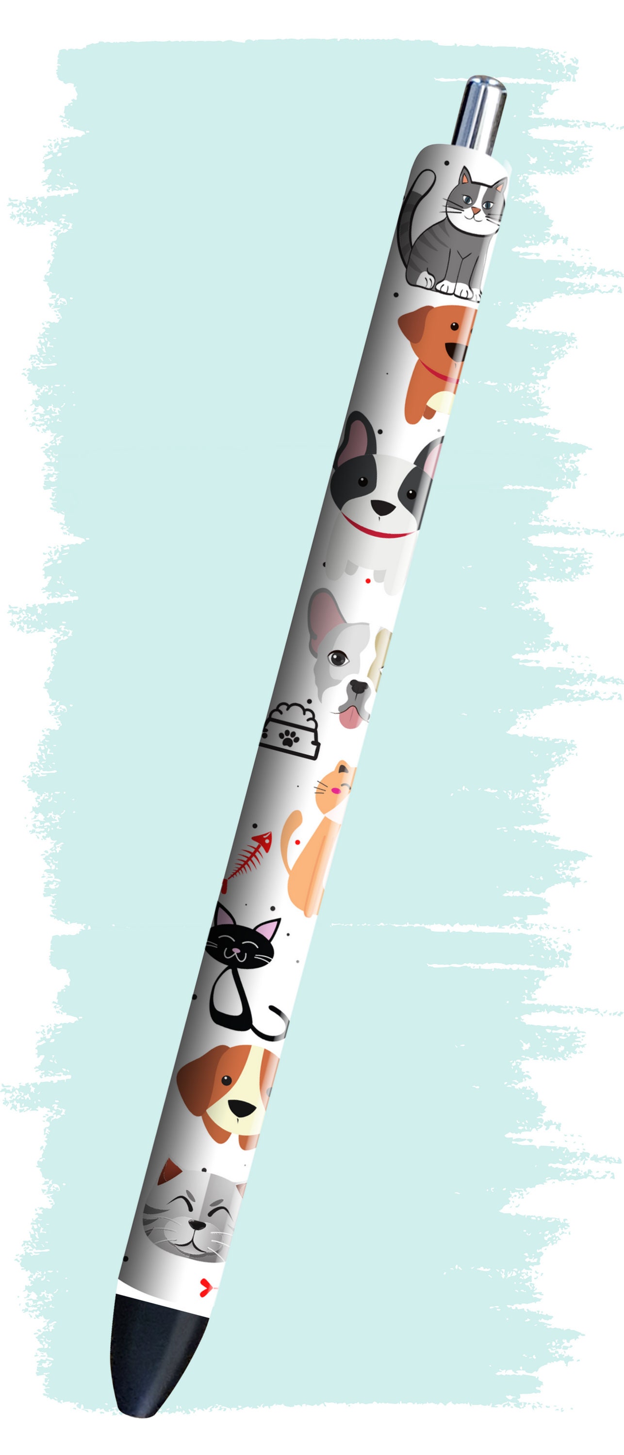 Vet Pen Wrap, Veterinarian Pen Wrap, Glitter Pen Wrap, Vet Tech Pen ...