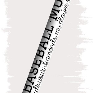 Baseball Pen Wrap, Sports Pen Wraps, Glitter Pen Wraps, Baseball Mom ...