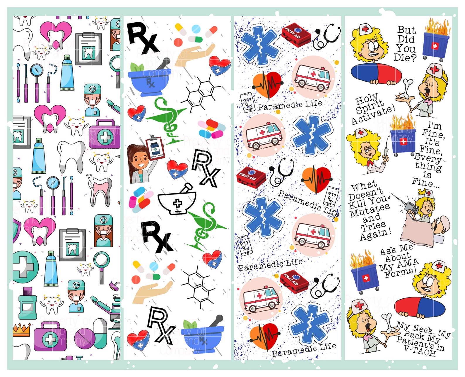 Pen Wrap Bundle, Nurse Pen Wrap, Medical Pen Wrap, Doctor Pen Wrap ...