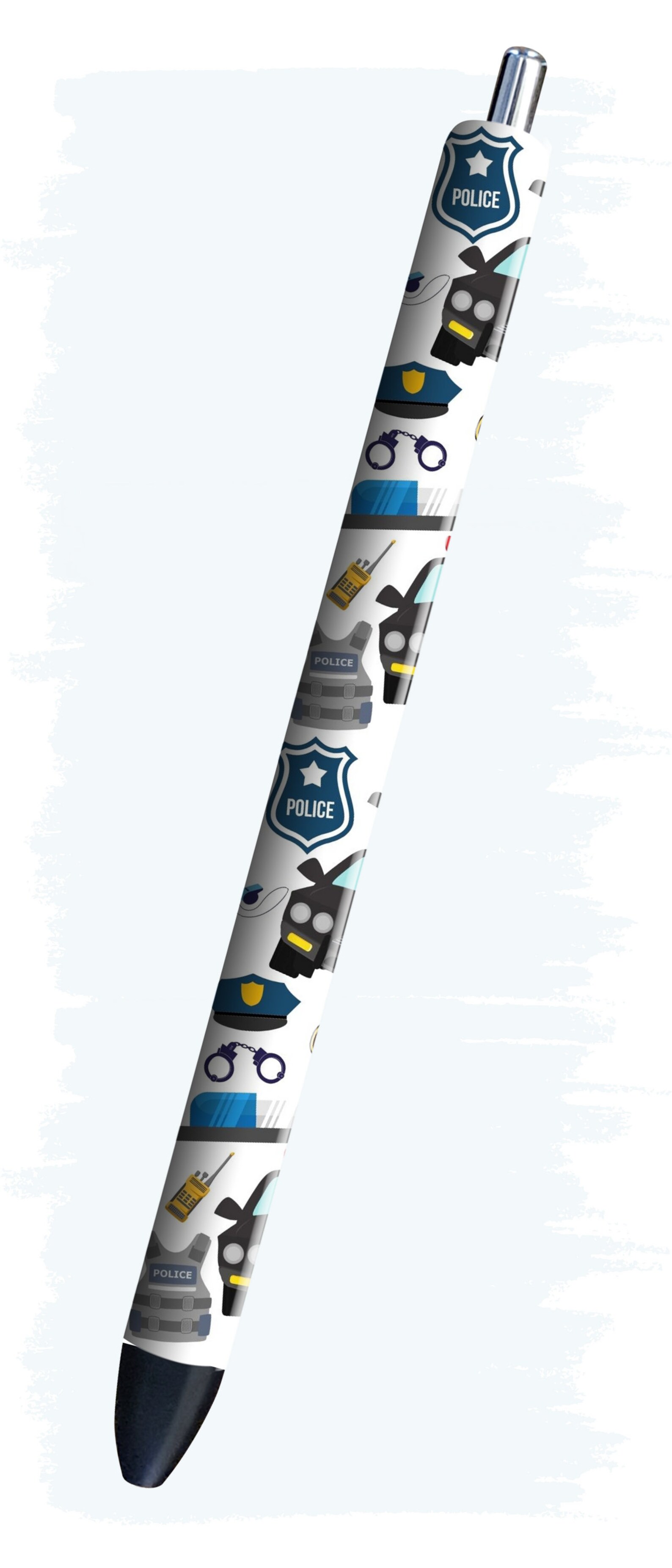 Police Pen Wrap Police Officer Pen Wrap Back the Blue Pen - Etsy