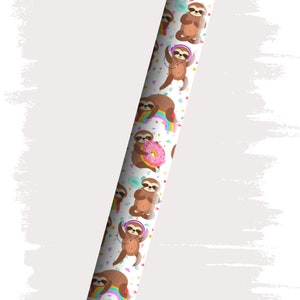 Sloth Pen Wraps, Sloth Pen Wrap, Glitter Pen Wrap, Pen Wrap for Girls ...
