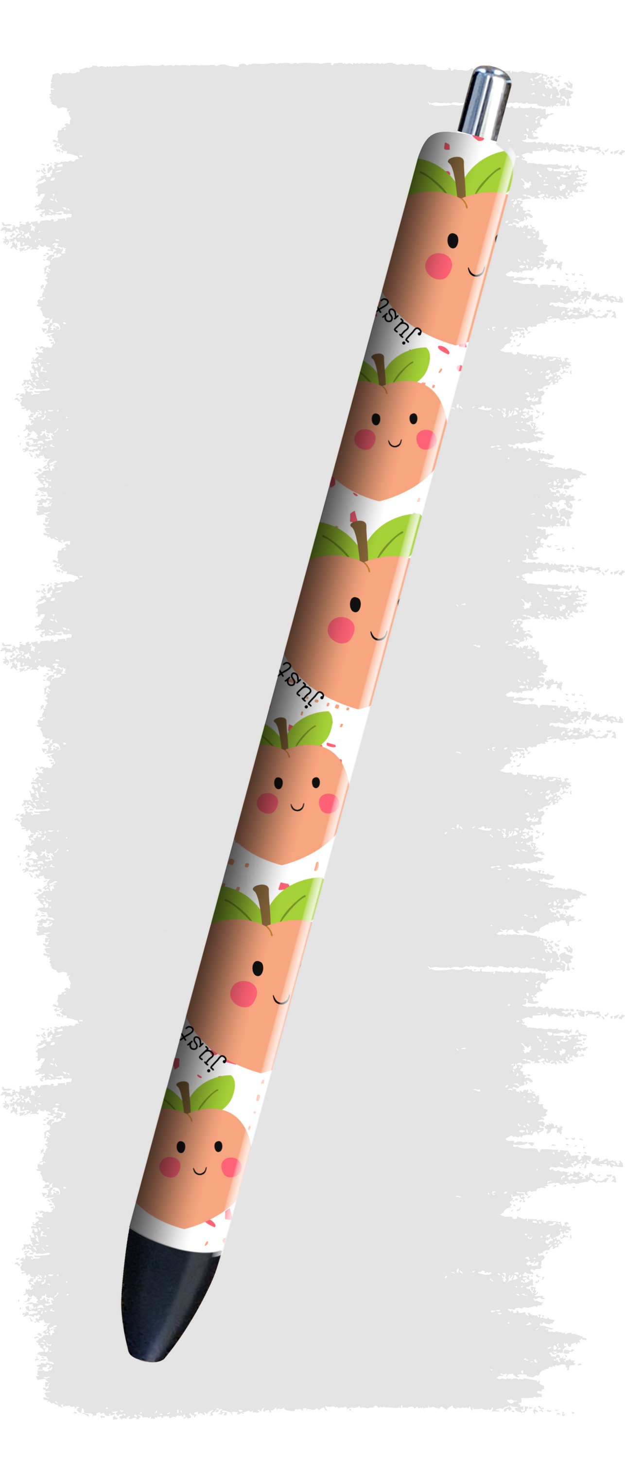 Peaches Pen Wrap Fruit Pen Wrap Peach Pen Wrap Ink Joy Pen - Etsy