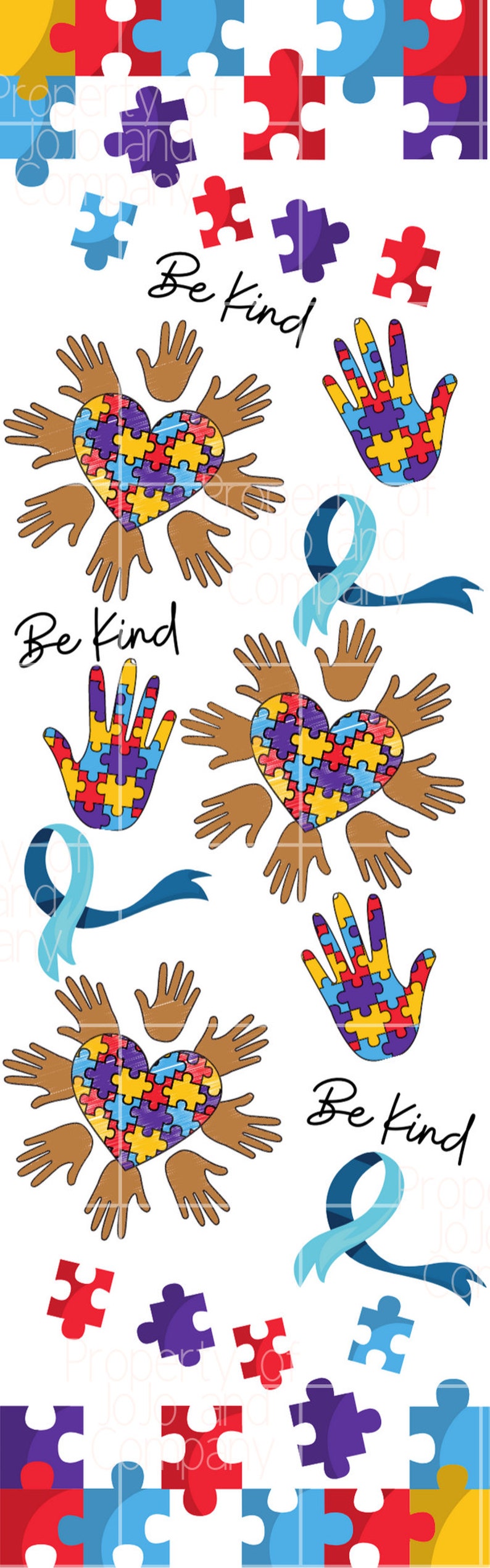 Autism Pen Wrap Autism Awareness Pen Wrap Pen Wrap Bundle - Etsy