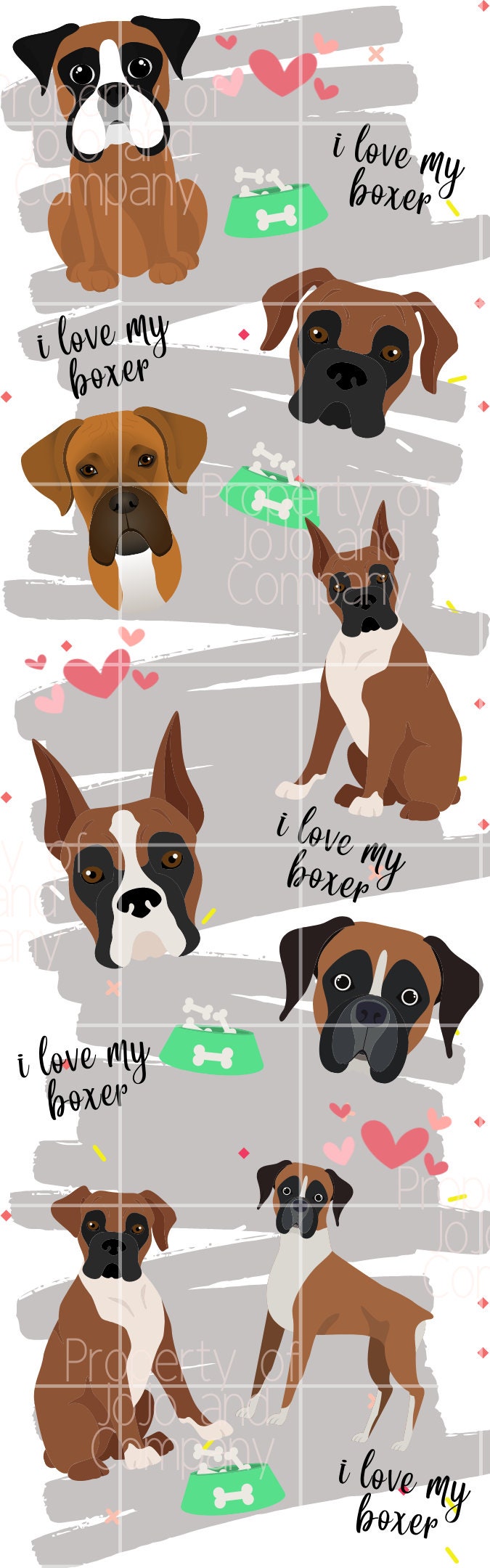 Dog Pen Wrap Boxer Dog Pen Wrap Glitter Pen Wrap Dog Breed - Etsy