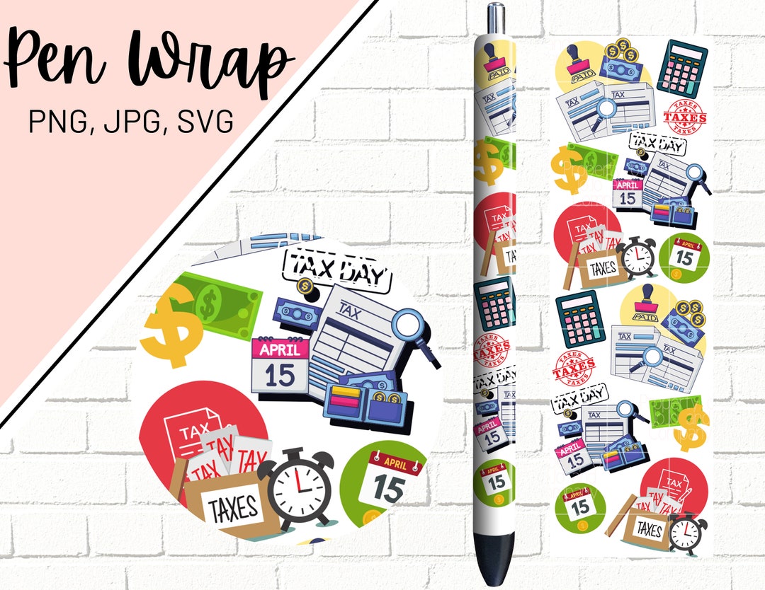 Accountant Pen Wrap, CPA Pen Wrap, Tax Season Pen Wrap, Financial Pen ...