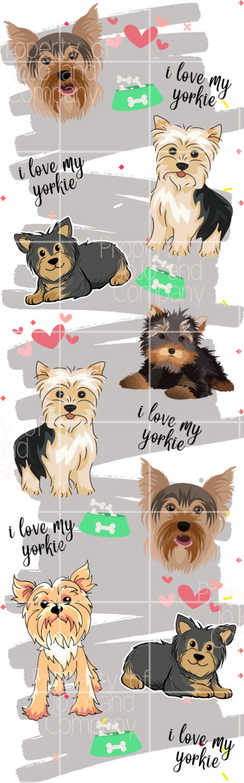 Yorkie Pen Wrap Dog Breed Pen Wrap Yorkshire Terrier Pen - Etsy