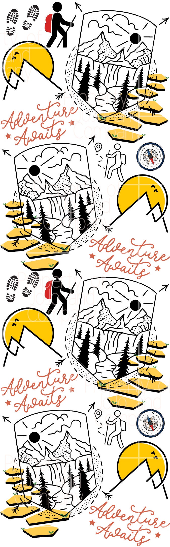 Camping Pen Wrap Hiking Pen Wrap Adventure Pen Wraps - Etsy