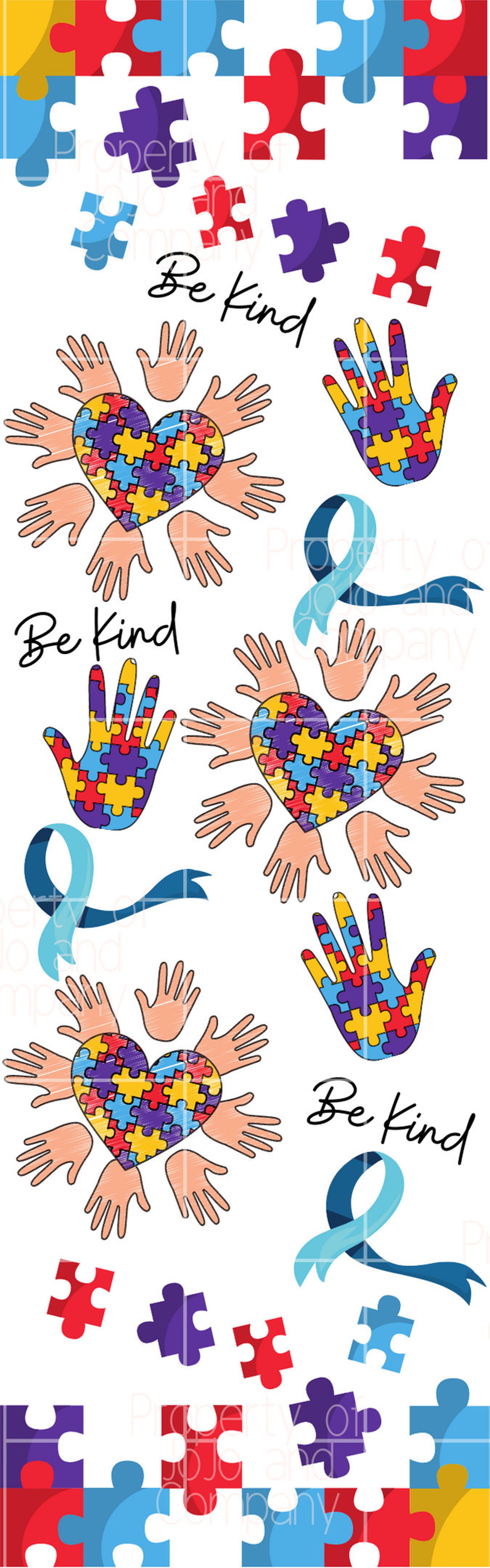 Autism Pen Wrap Autism Awareness Pen Wrap Pen Wrap Bundle - Etsy