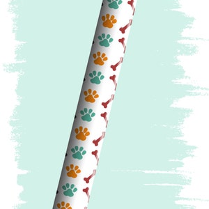 Dog Pen Wrap, Paw Print Pen Wrap, Glitter Pen Wrap, Animal Pen Wrap ...