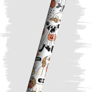 Halloween Pen Wrap, Fall Pen Wrap, Pumpkin Pen Wrap, Halloween Dog Pen ...