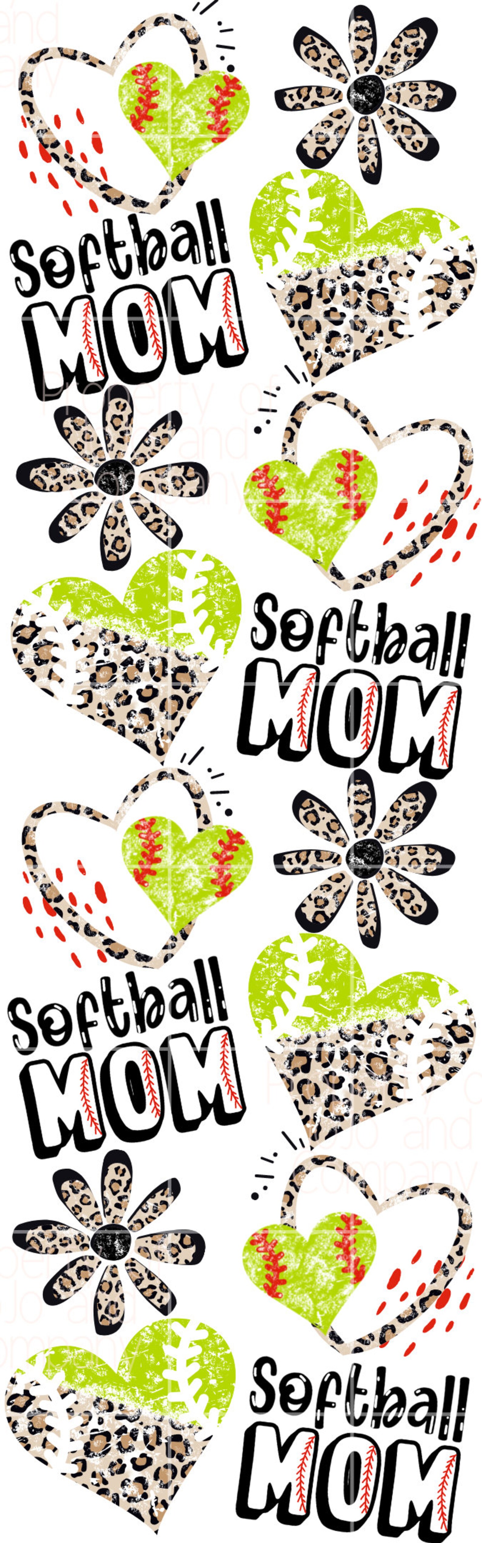 Softball Mom Pen Wrap, Softball Pen Wrap, Glitter Pen Wrap, Sports Pen ...