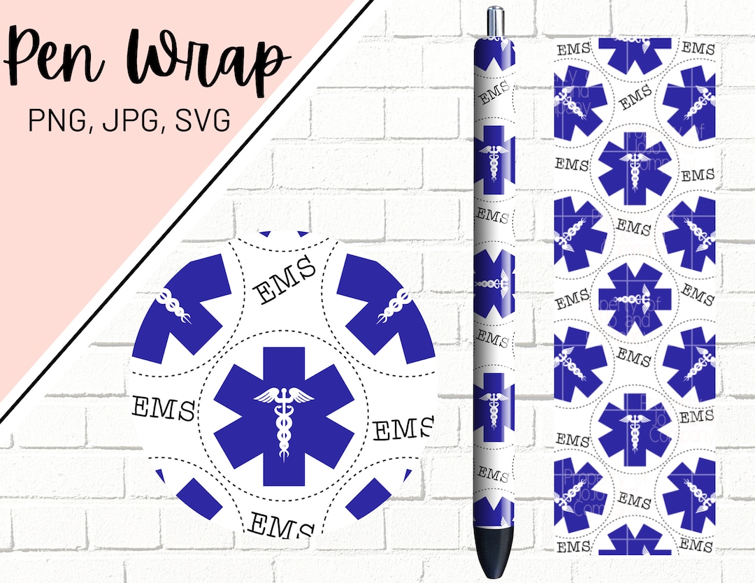 EMS Pen Wrap, Medical Pen Wrap, First Responder Pen Wrap, Paramedic Pen ...