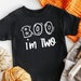 Boo I'm Two Shirt Simple Halloween Shirt Toddler Baby | Etsy