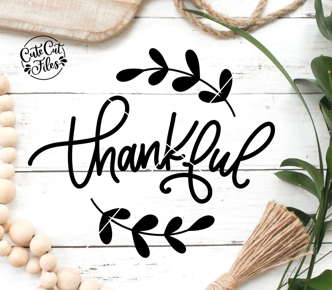 Thankful Wreath SVG | Fall Cut File (digital Download) - Etsy