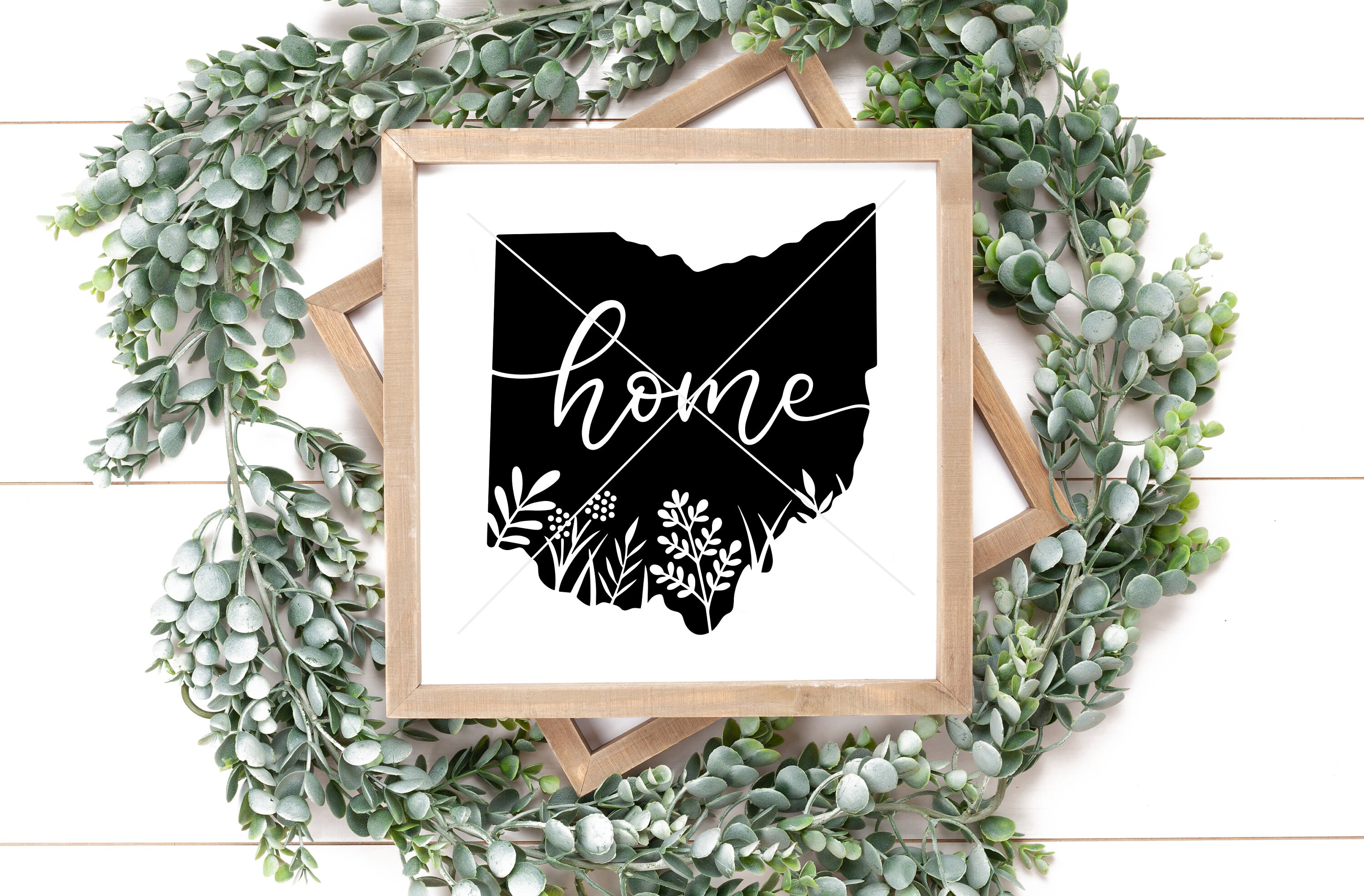 Ohio Home SVG Bundle | Floral Ohio Cut Files (digital Download) - Etsy