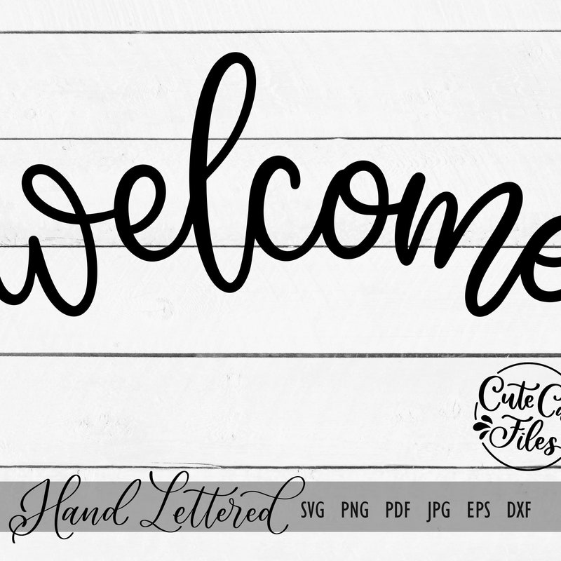 Welcome Svg File - Etsy