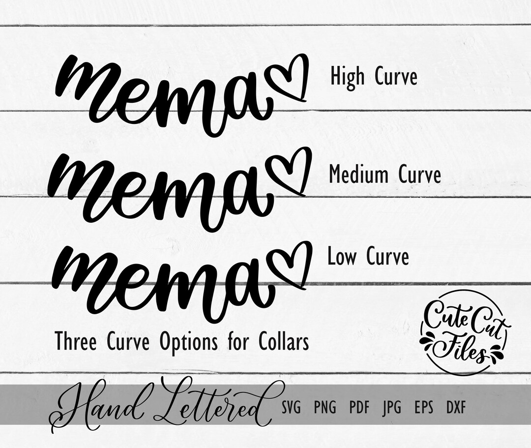 Mema Collar SVG PNG | Curved Mema Svg | Mema Shirt Design Svg | Curved ...