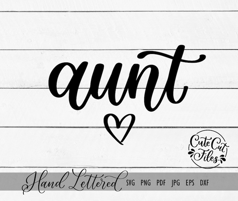 Tía SVG PNG / Tía Cut File / Tía svg / Tía Amor svg - Etsy México