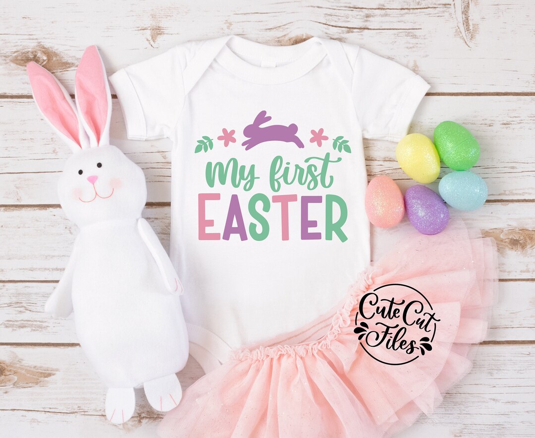 My First Easter SVG PNG | First Easter Design SVG | Baby's First Easter ...