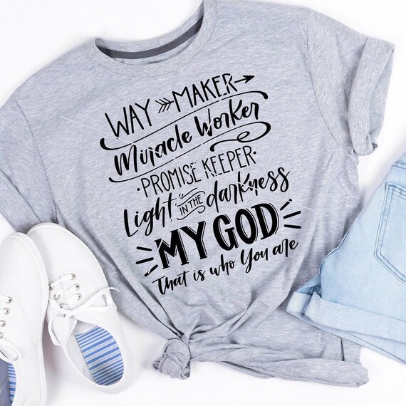 Way Maker SVG PNG DXF Way Maker Shirt Waymaker svg My | Etsy