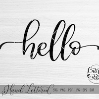 Hello Sign - Etsy
