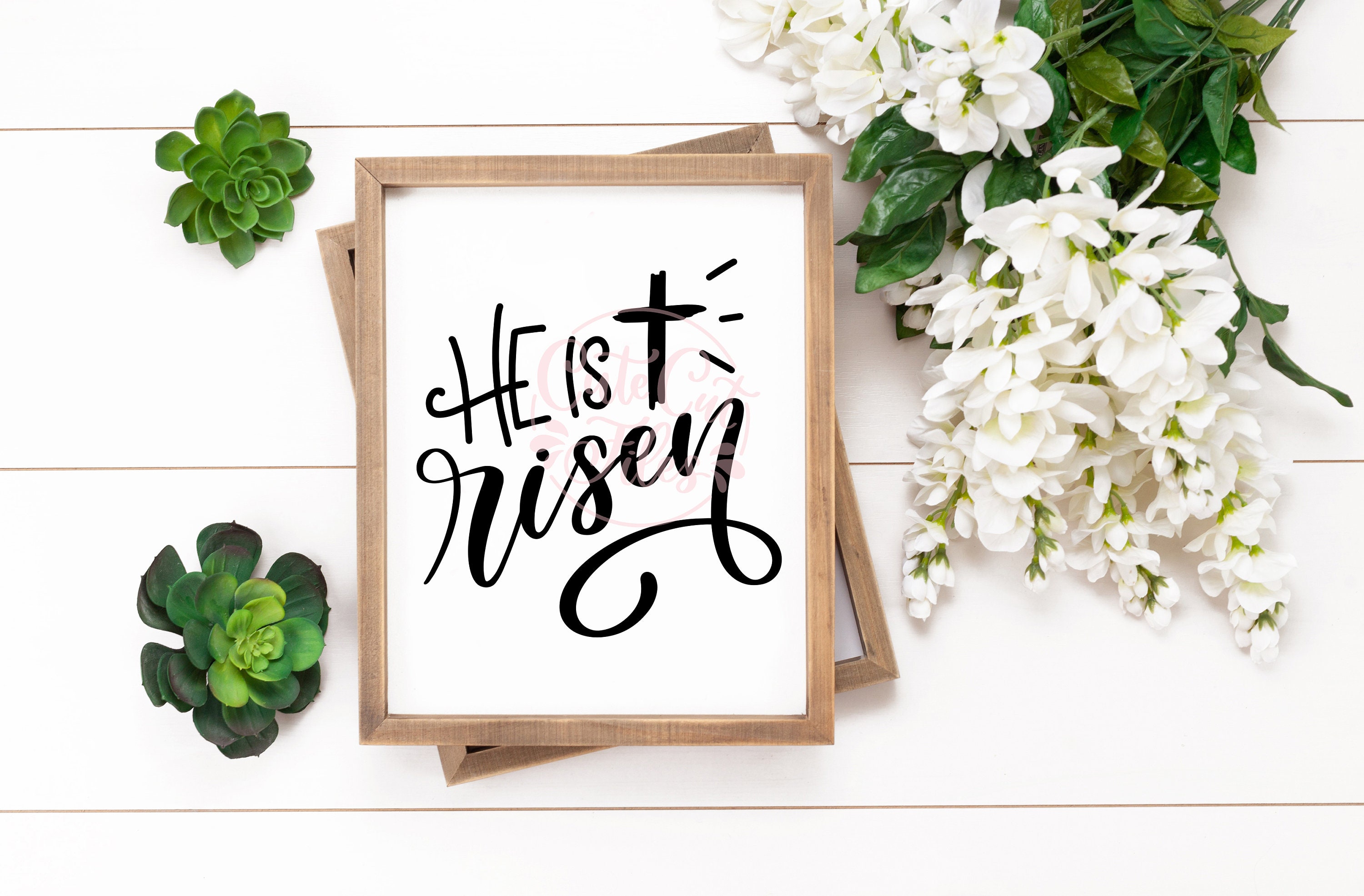 He is Risen SVG Easter SVG Happy Easter SVG Easter Cut | Etsy