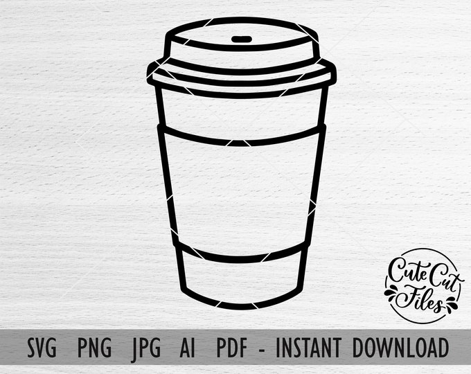 Coffee Cup Svg, Coffee Cup Png, Coffee Cup Cricut Cut File - Etsy Canada