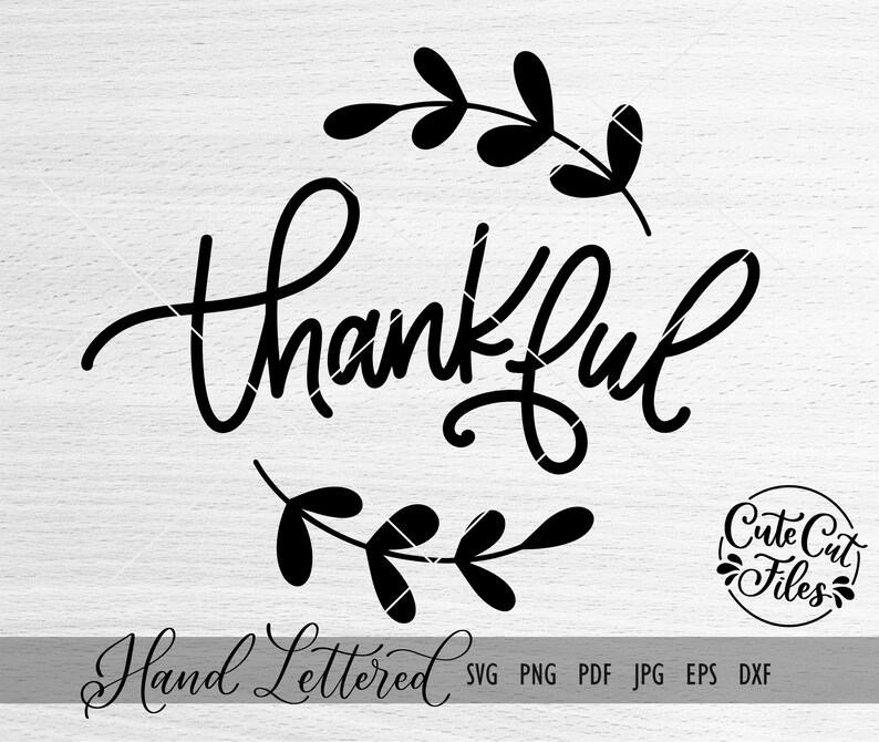 Thankful Wreath SVG | Fall Cut File (digital Download) - Etsy