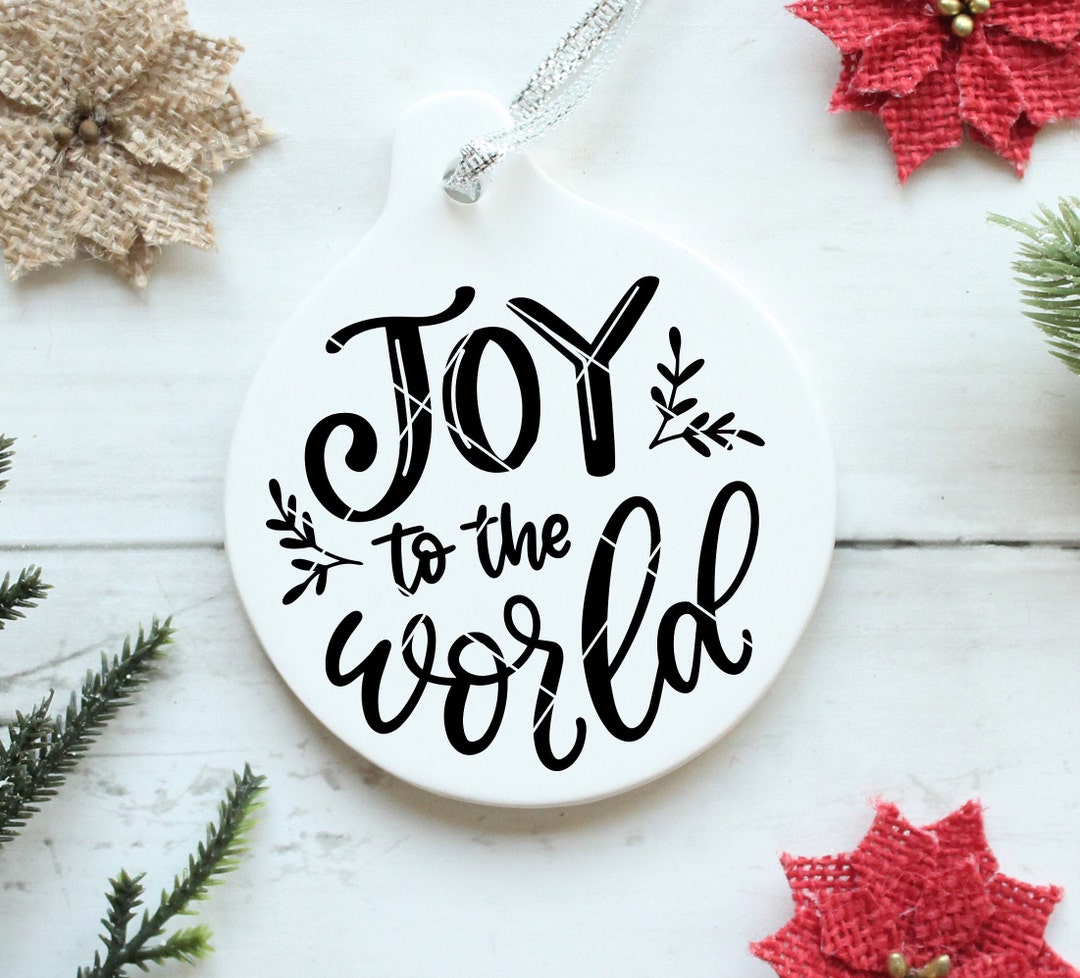 Joy to the World SVG PNG DXF | Christmas Cut File | Christmas Decor Svg ...