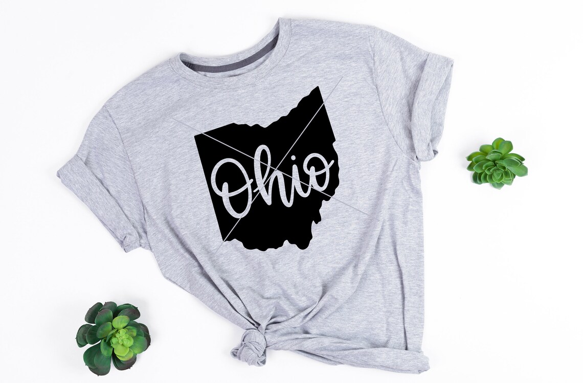 Ohio SVG PNG DXF Ohio Home Svg Ohio Floral Svg Ohio - Etsy