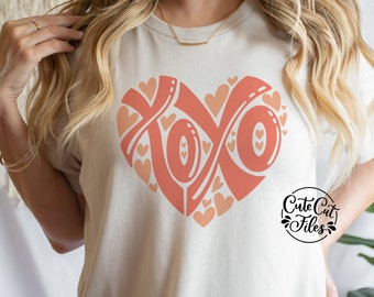 XOXO Heart PNG & SVG - Etsy