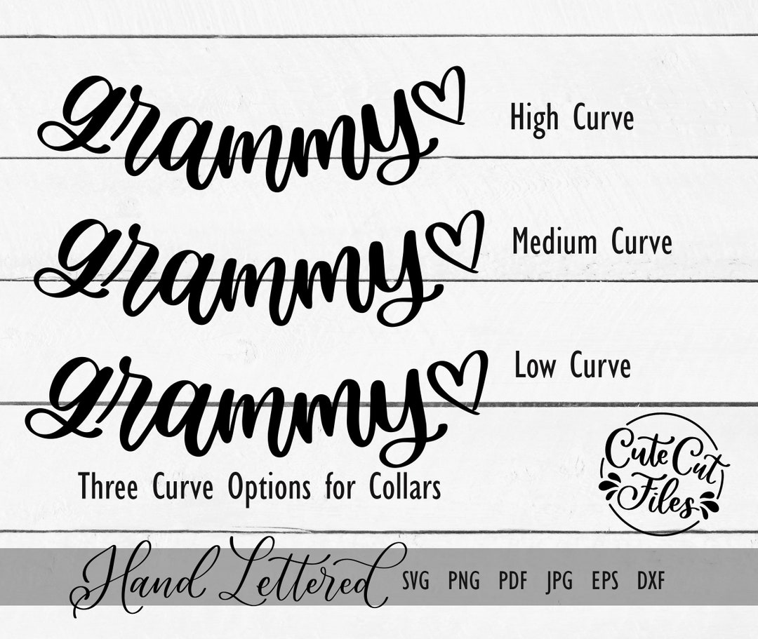 Grammy Collar SVG PNG | Curved Grammy SVG | Grammy Cut File | Grammy ...