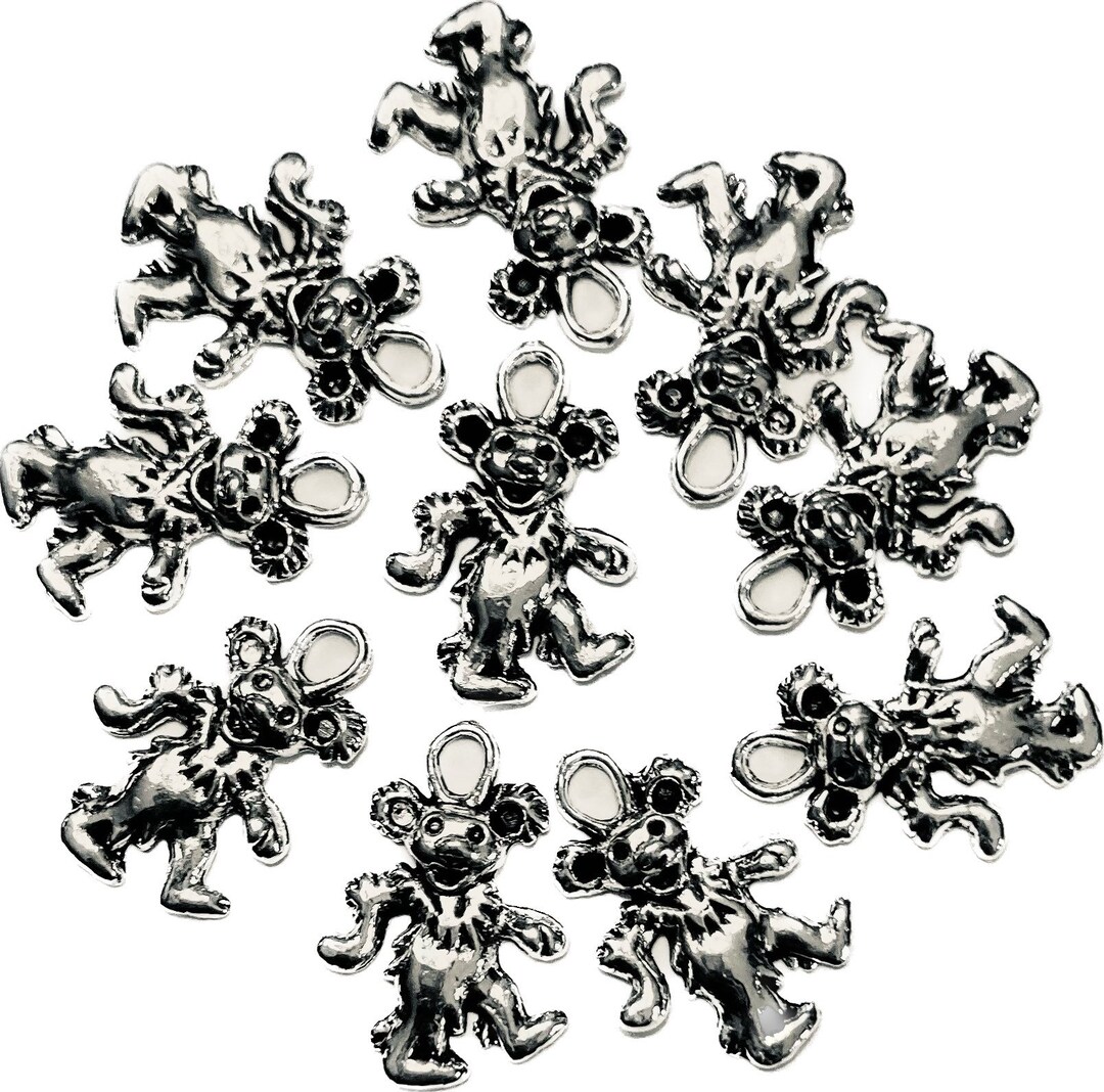 GD Dancing Marching Jerry Bear Charm/pendant Set of 10 - Etsy
