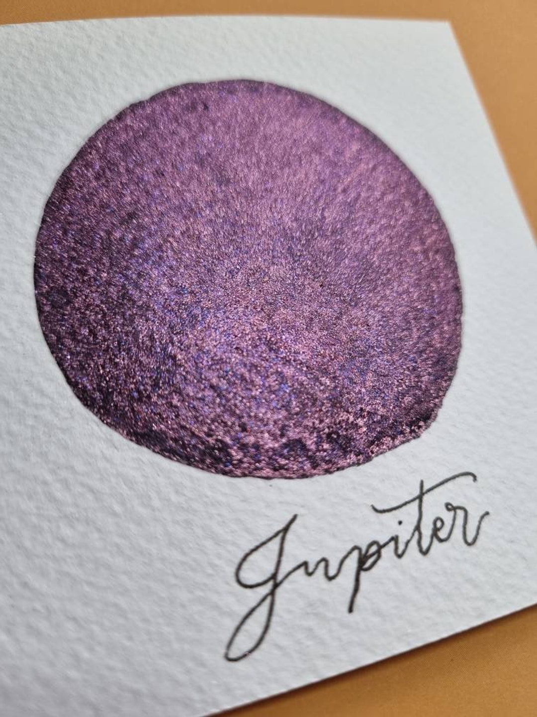 Jupiter Handmade Vegan Watercolour Paint Pinkviolet/black Iridescent ...